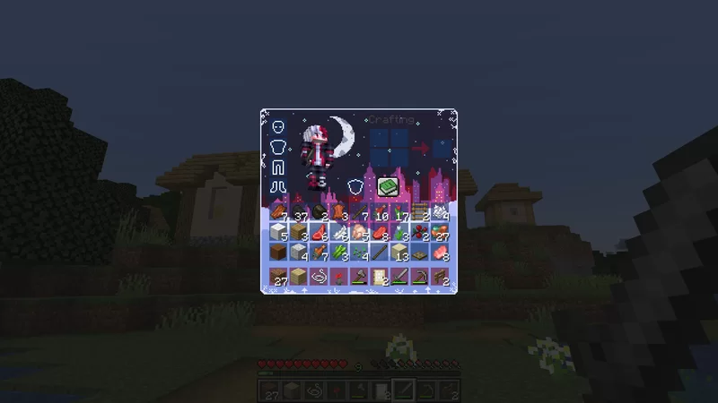Night City GUI Minecraft Texture Pack