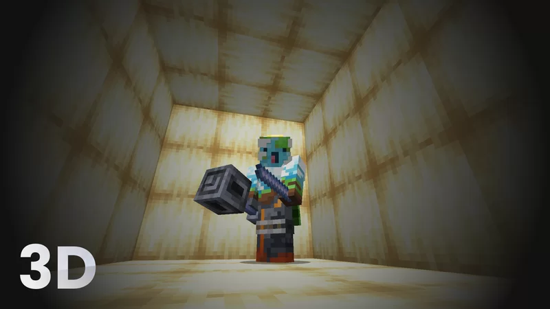 3D Mace Texture Pack Minecraft Texture Pack