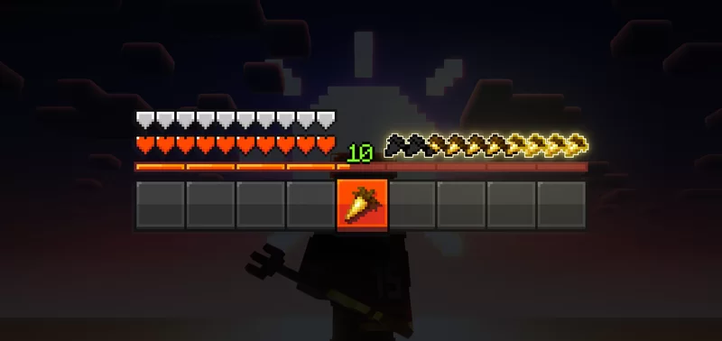 Garrot Hunger Bar Minecraft Texture Pack