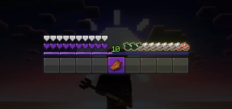 Chorus Hunger Bar Minecraft Texture Pack