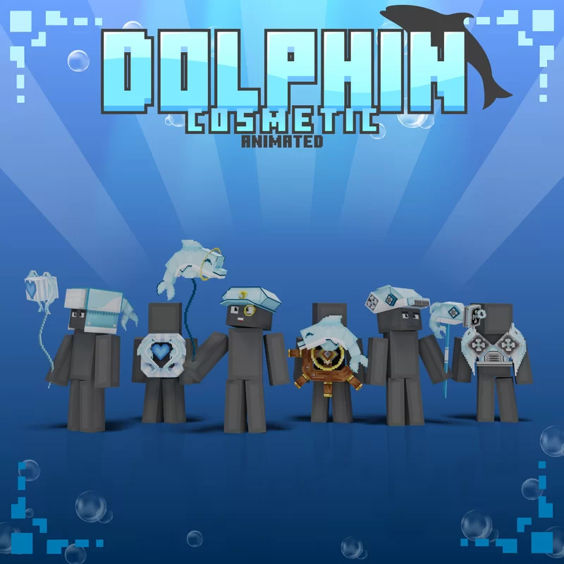 Dolphin Cosmetic Set Minecraft Texture Pack