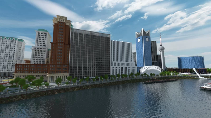 Alma Bay Official Resource Pack | Modern City Pack Minecraft Texture Pack