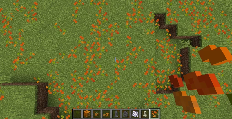 Pink Petals Transformed into Autumn Leaves Minecraft Texture Pack