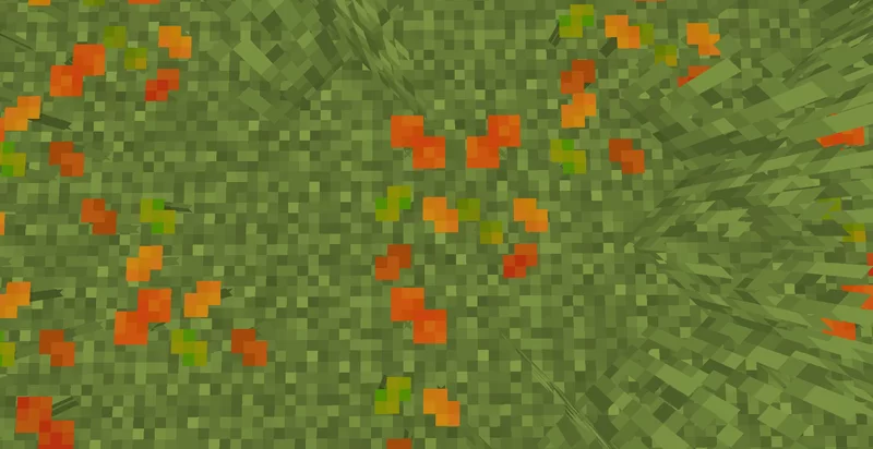Pink Petals Transformed into Autumn Leaves Minecraft Texture Pack