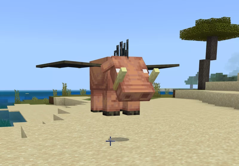 Flying Hoglins! (Rideable Entity) Minecraft Texture Pack