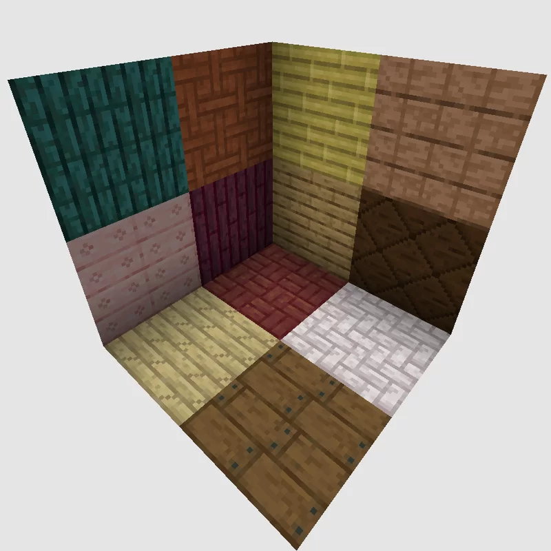 SniperOnSunday's Fancier Planks || «Bedrock Port» Minecraft Texture Pack