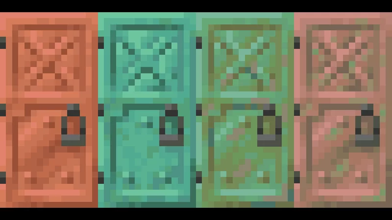 Solid Copper Door Minecraft Texture Pack