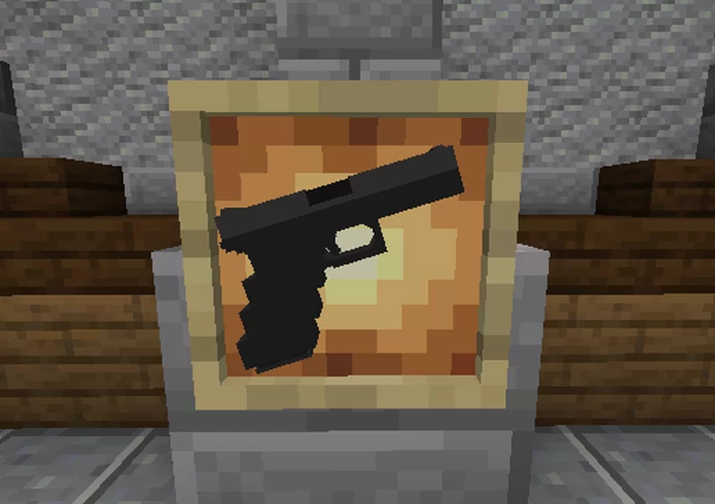 3d Pistol Minecraft Texture Pack