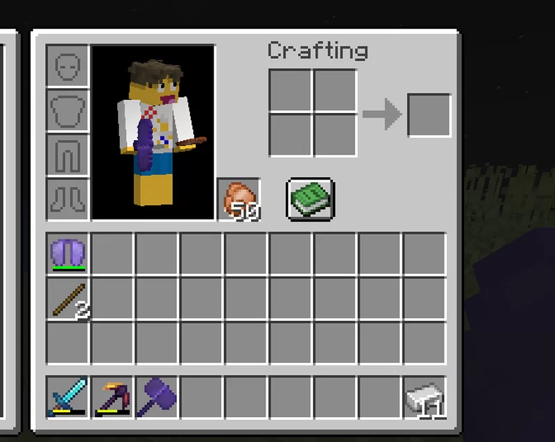 Roblox Ban Hammer over Mace Minecraft Texture Pack