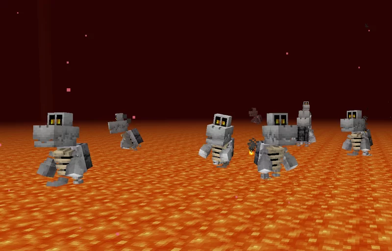 Super Mario - Dry Bones Strider Minecraft Texture Pack