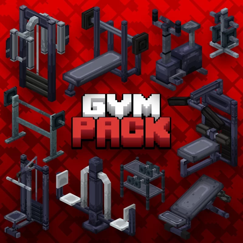 Gym Furniture Pack Volume 1 Minecraft Texture Pack