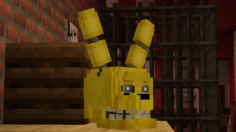 Springtrap Head Minecraft Texture Pack