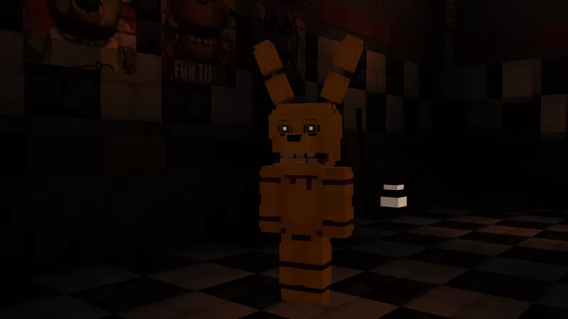 Springtrap Head Minecraft Texture Pack