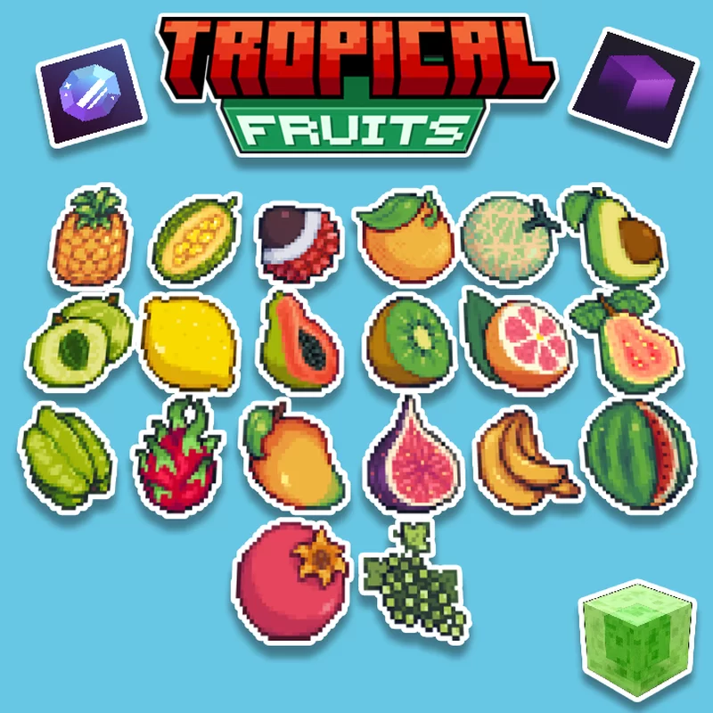Tropical Fruits Minecraft Texture Pack