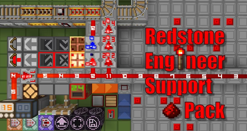 [1.21.10]Redstone Engineer Support Pack (RES Pack) Minecraft Texture Pack