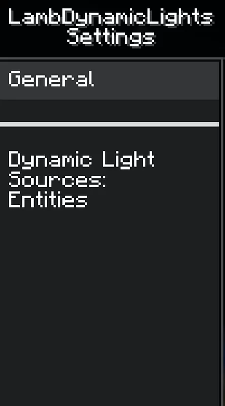 Gray background LambDynamicLight Minecraft Texture Pack