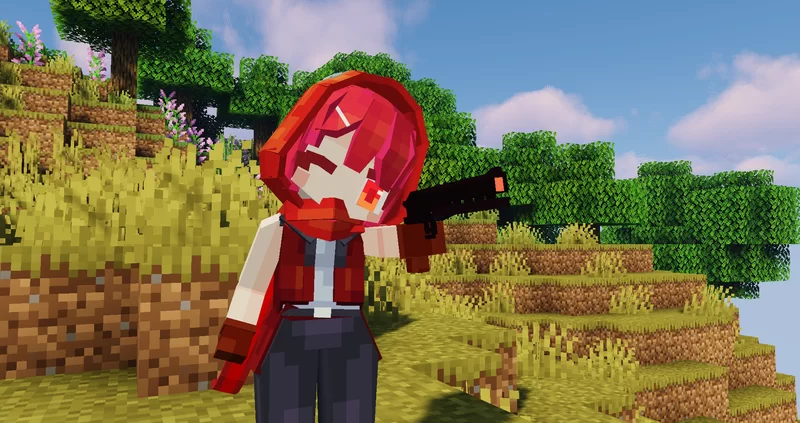 Yes Steve Model mod (YSM) | Red Minecraft Texture Pack