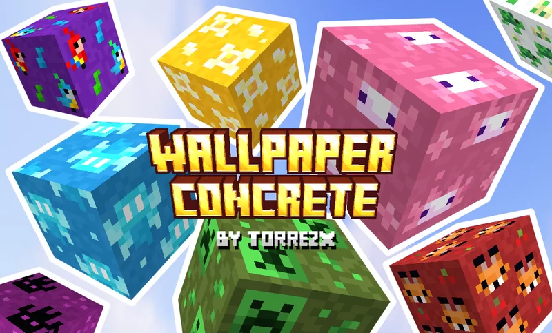 Torrezx-Wallpaper concrete Minecraft Texture Pack