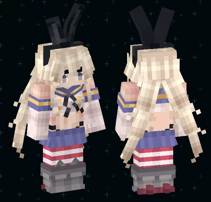(Figura mod) Kancolle - Shimakaze Minecraft Texture Pack