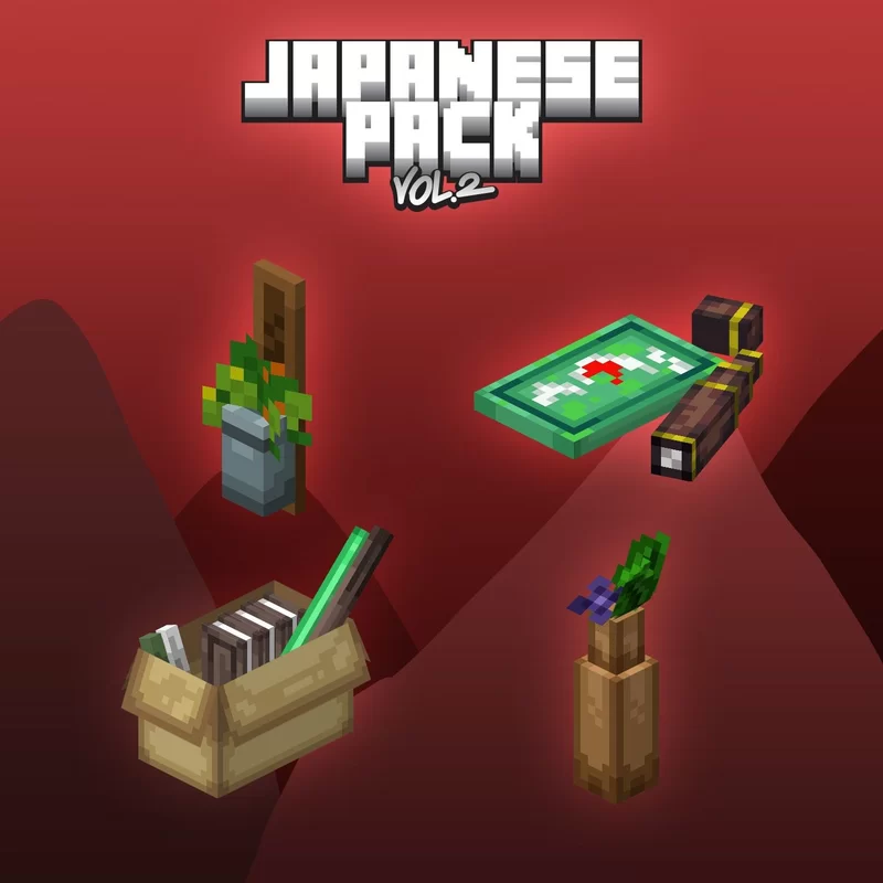 Japanese Furniture Pack Volume 2 Minecraft Texture Pack