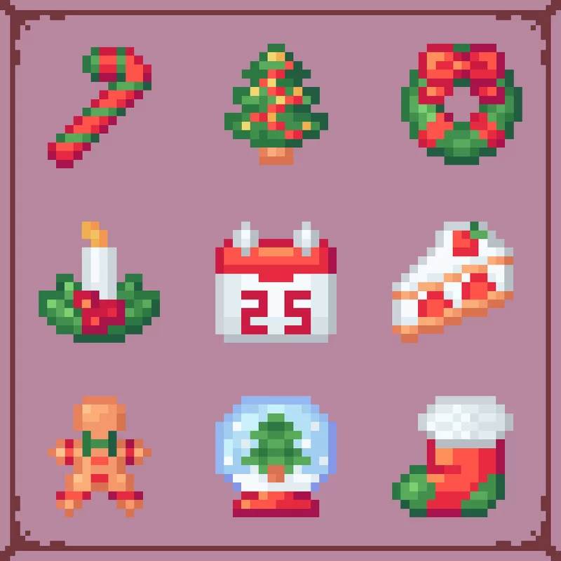 Christmas icons pack 16x16 #33 Minecraft Texture Pack