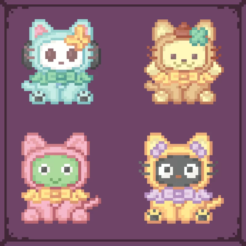 Hello Kitty kittens icons 32x pack #31 Minecraft Texture Pack