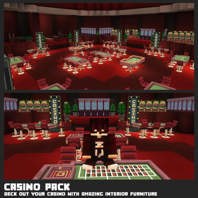 Modern Casino Furniture Pack Minecraft Texture Pack