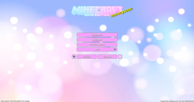 Pink glowing (Java&Bedrock) Minecraft Texture Pack