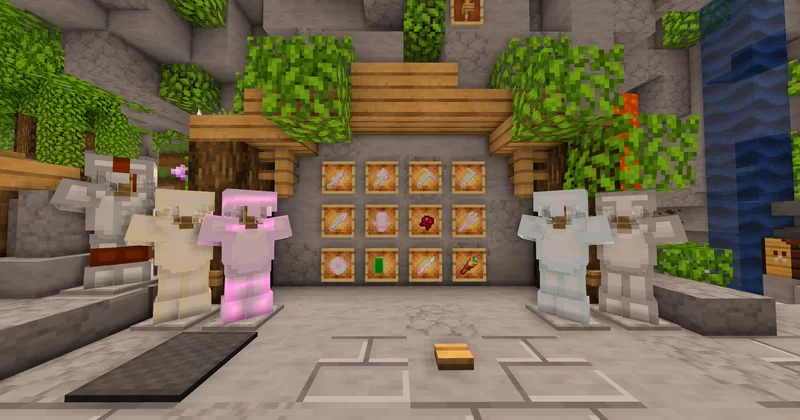 Pink glowing (Java&Bedrock) Minecraft Texture Pack