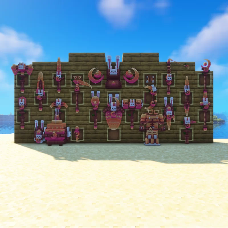 Easterbunny Animated Weapon Set Minecraft Texture Pack