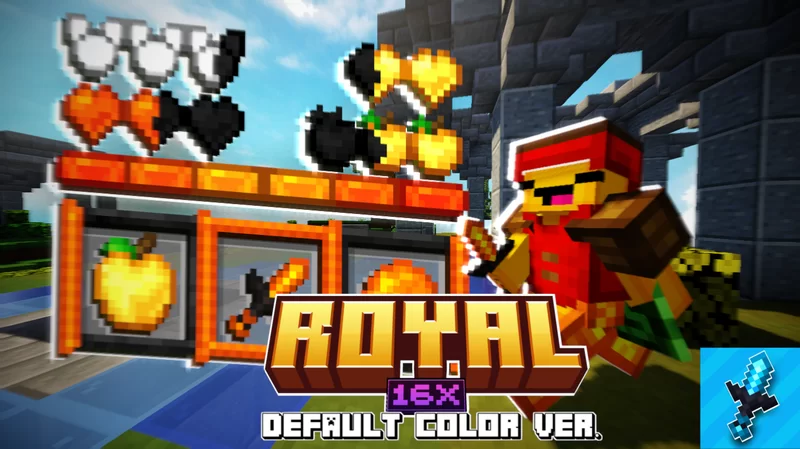 Royal 16x Default recolor Minecraft Texture Pack