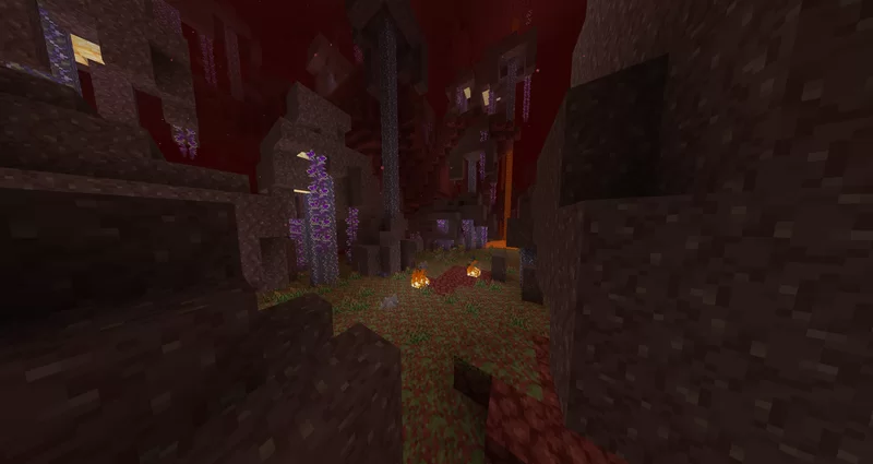 Screw the Nether - Crimson Forest -Texture Pack Minecraft Texture Pack