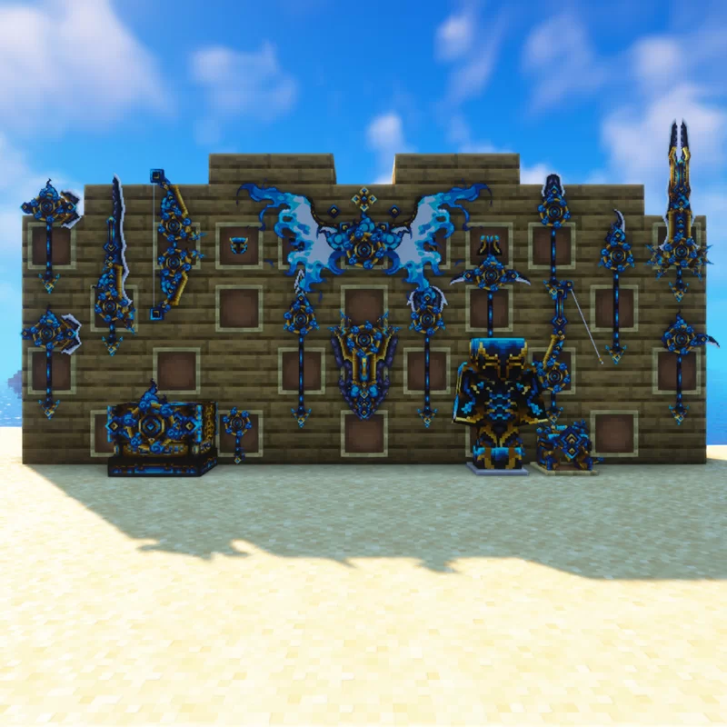 Chronicles Animated Weapon Set Minecraft Texture Pack