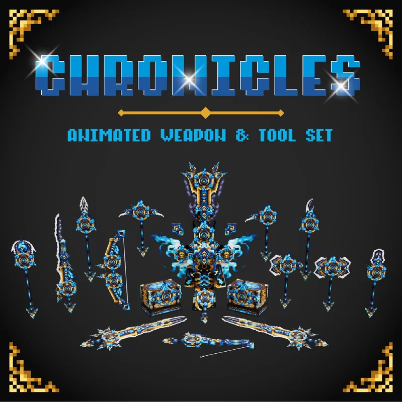 Chronicles Animated Weapon Set Minecraft Texture Pack