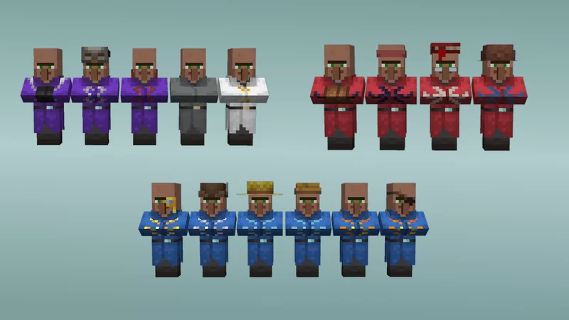 Diemant's Grisha Villagers Minecraft Texture Pack
