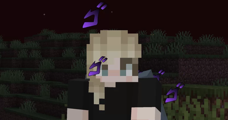 Potion Particles to Menacing (JJBA) Minecraft Texture Pack