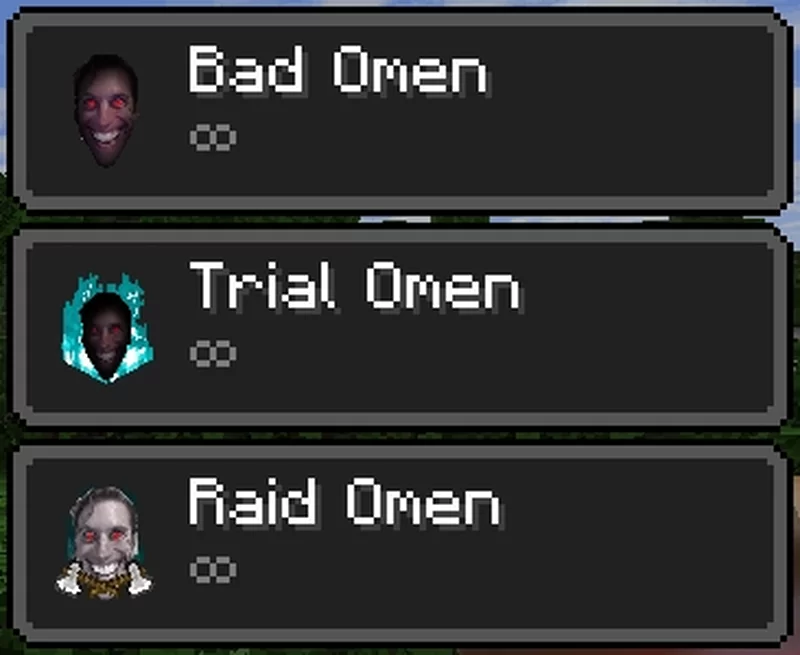 The Ominous Among Us Potion from the dark web Minecraft Texture Pack