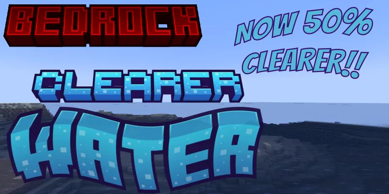 Clearer Water [BEDROCK] Minecraft Texture Pack