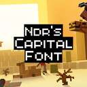 Ndr's Capital Font Minecraft Texture Pack