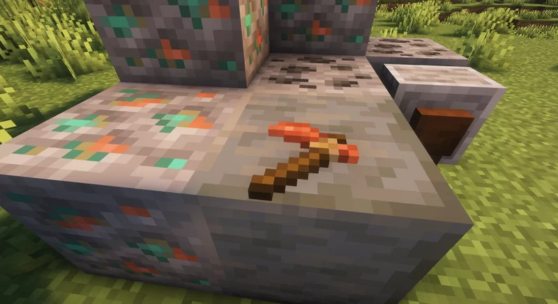 Copper Tools With Oxidation Minecraft Texture Pack