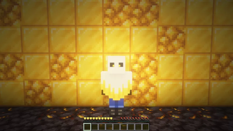 YDYD Obsidian: Hardcore Gold Hearts Minecraft Texture Pack