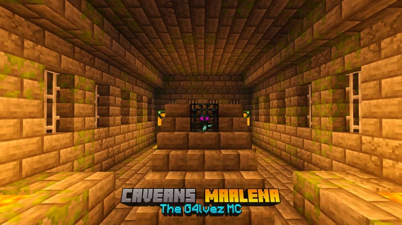 CAVERNS [MARLENA] V1 Minecraft Texture Pack