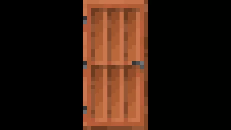 Solid Acacia Door Minecraft Texture Pack