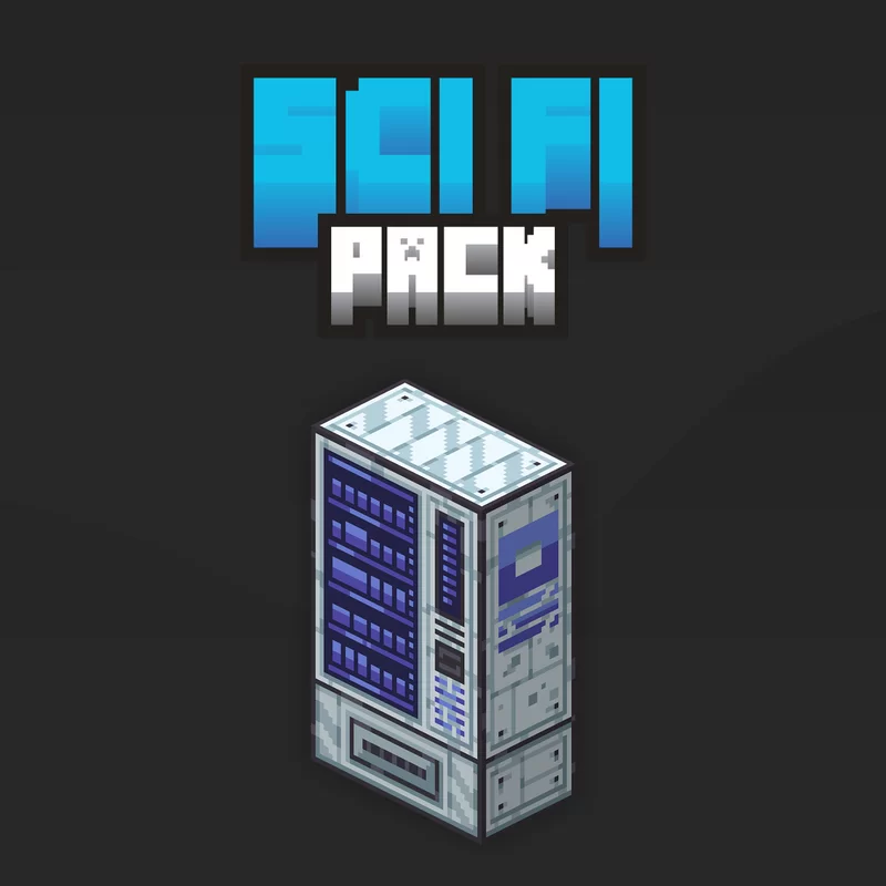 Sci-Fi City Animated Decoration Minecraft Texture Pack