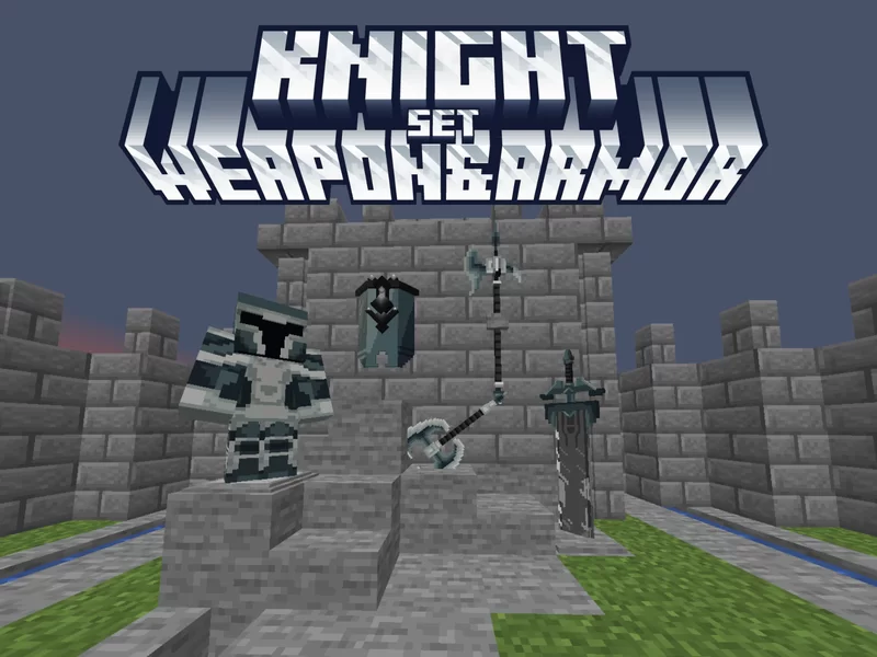 Knight Set Weapon Minecraft Texture Pack