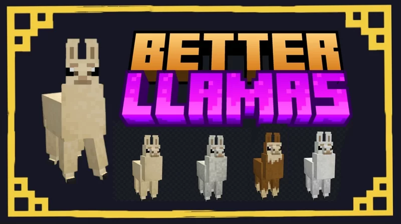 better llamas Minecraft Texture Pack