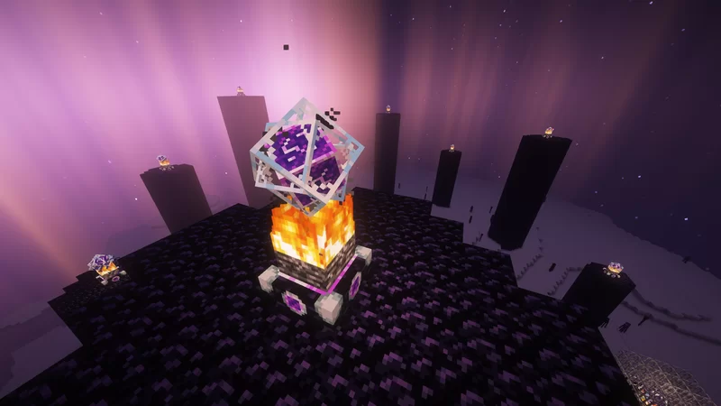 Shiny End Crystals Minecraft Texture Pack