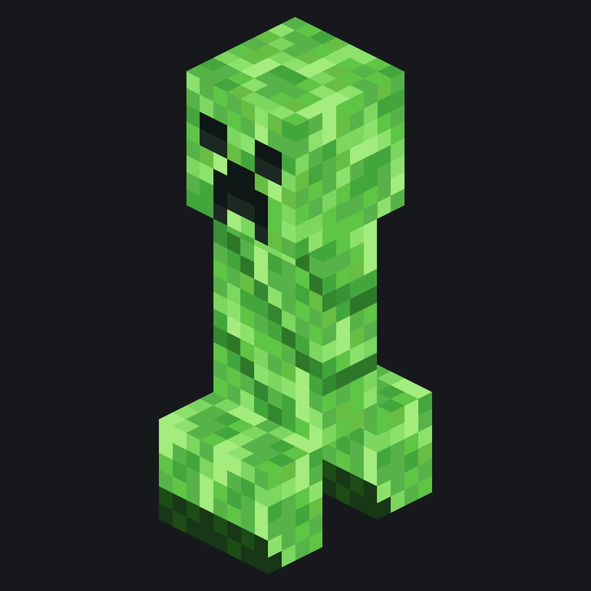 Minecraft Creeper Lichaamsdiagram Art Piece Of Creeper Species
