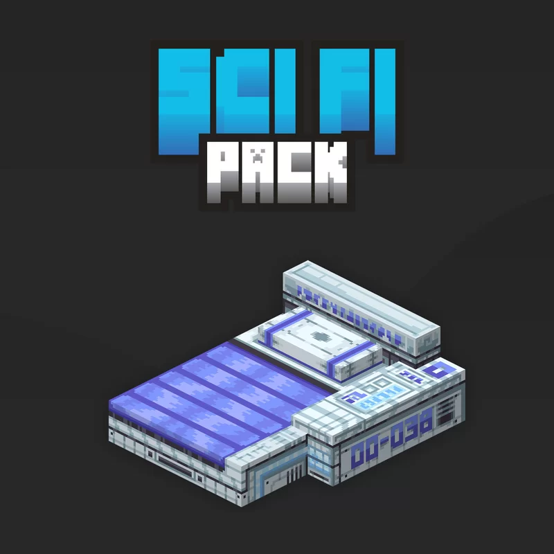 Sci-Fi Bedroom Animated Decoration Minecraft Texture Pack