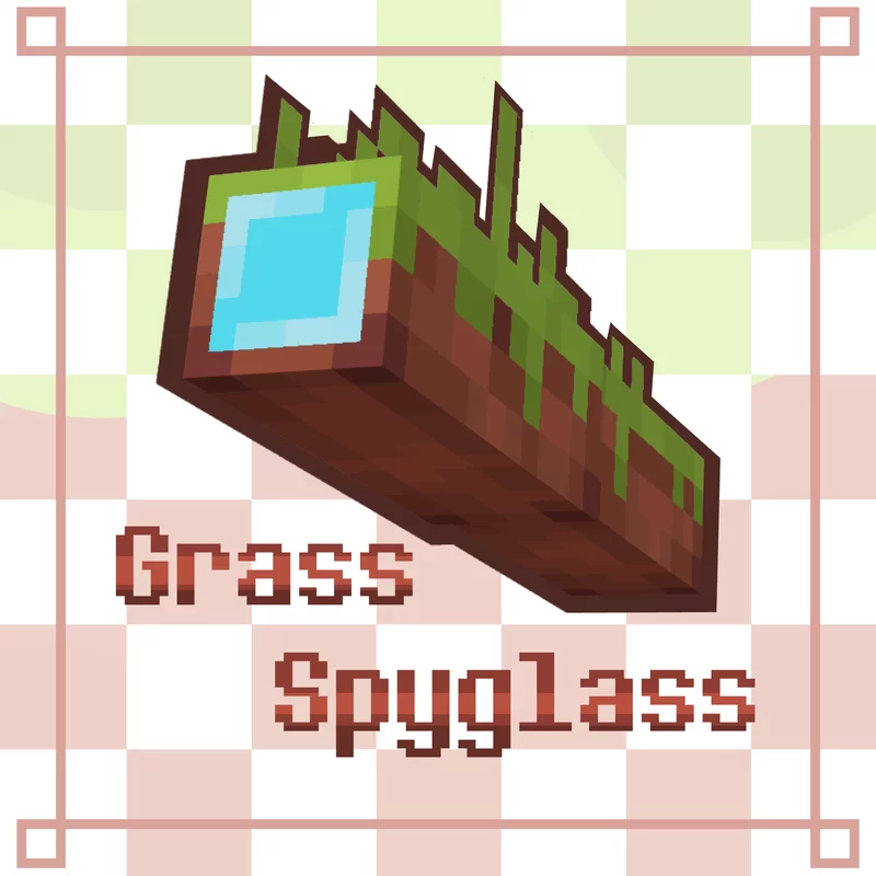 Grass Spyglass by SlashMC🌞 Minecraft Texture Pack